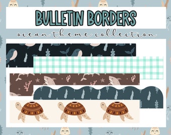 Nautical Bulletin Board Set, Printable Classroom Board Kit, Letters ...