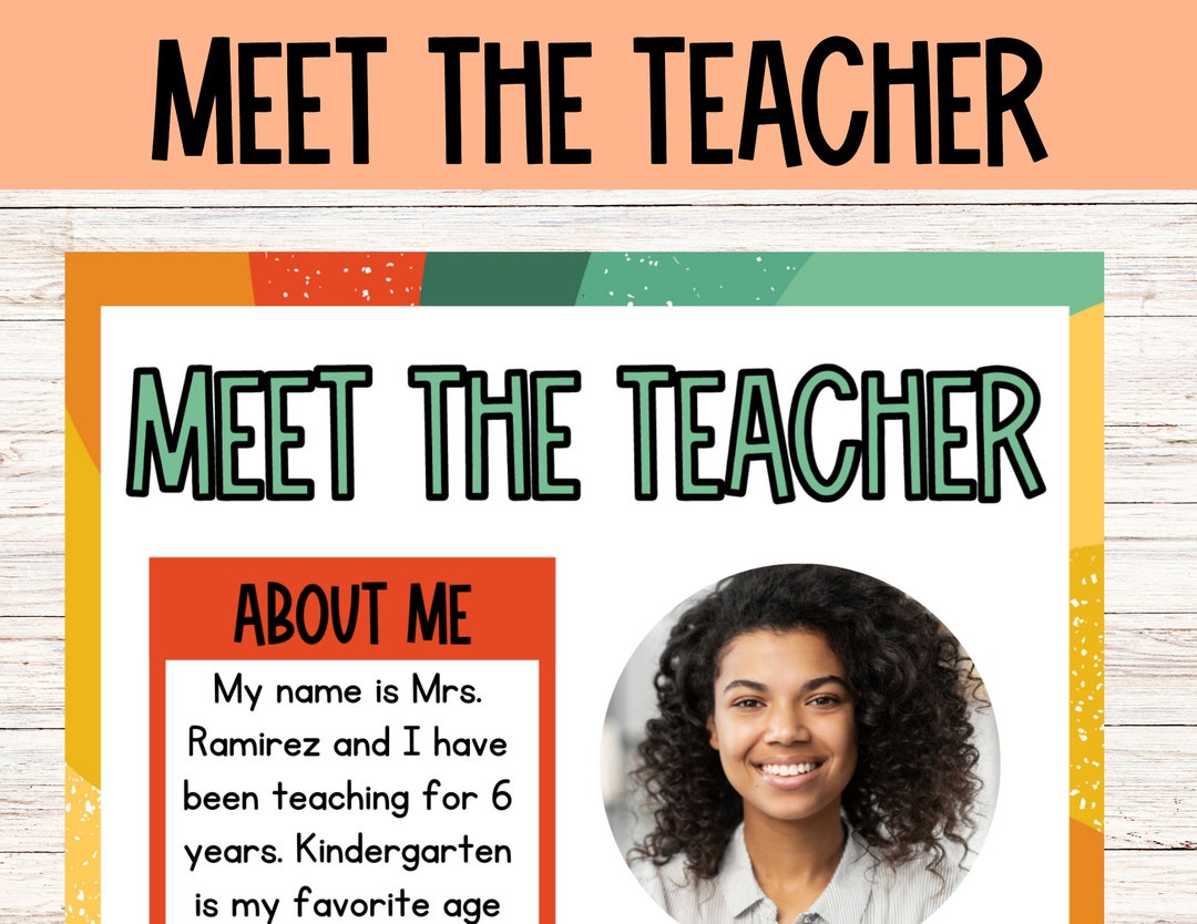 Groovy Classroom Newsletter and Meet the Teacher Bundle - Beginning of ...