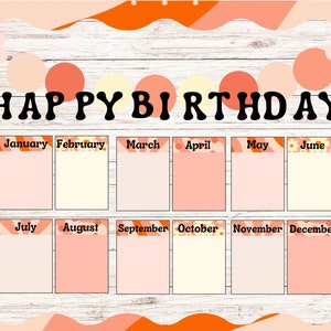 Retro Groovy Classroom Decor Bundle for Bulletin Board, Teacher ...