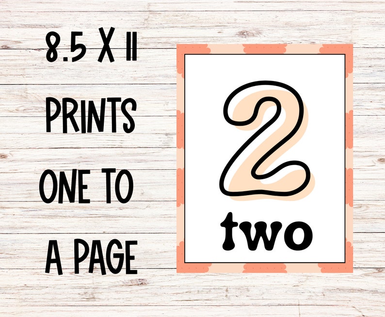 Groovy Number Posters for Classroom Teacher Resources - Etsy