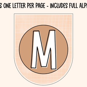 Alphabet Banner DIY Printable BOHO Collection for Classroom or ...