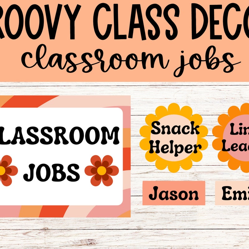 Classroom Jobs Chart - Etsy