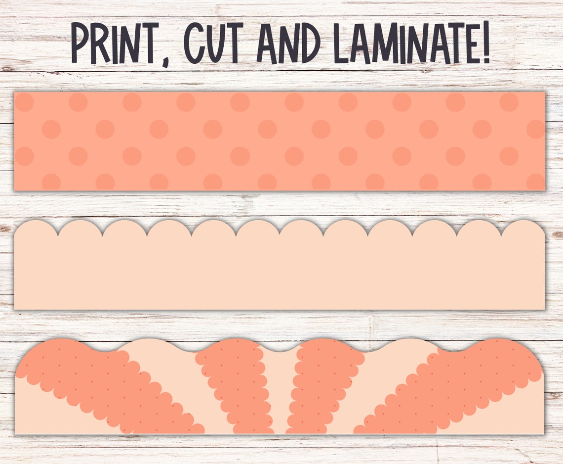 Classroom Bulletin Borders Kit Groovy Collection - Printable Homeschool ...