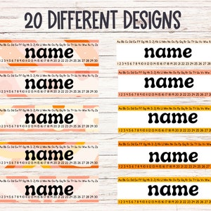 Groovy Desk Name Tags for Classroom Decor | Editable and Printable - Etsy
