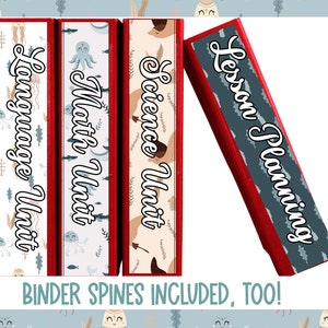 Ocean Theme Binder Covers and Spines for Teachers and Students - Etsy