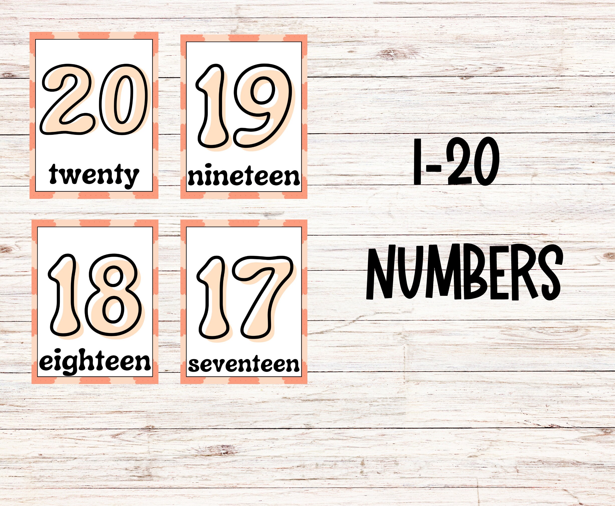 Groovy Number Posters for Classroom Teacher Resources - Etsy