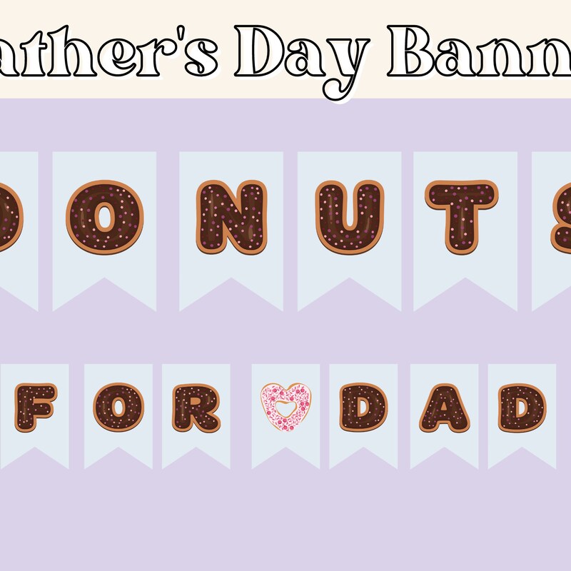 Donut Banner - Etsy
