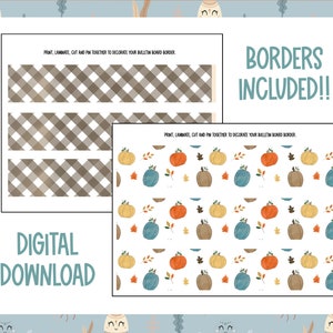 Thanksgiving Bulletin Board Kit for Classroom Decor - Etsy