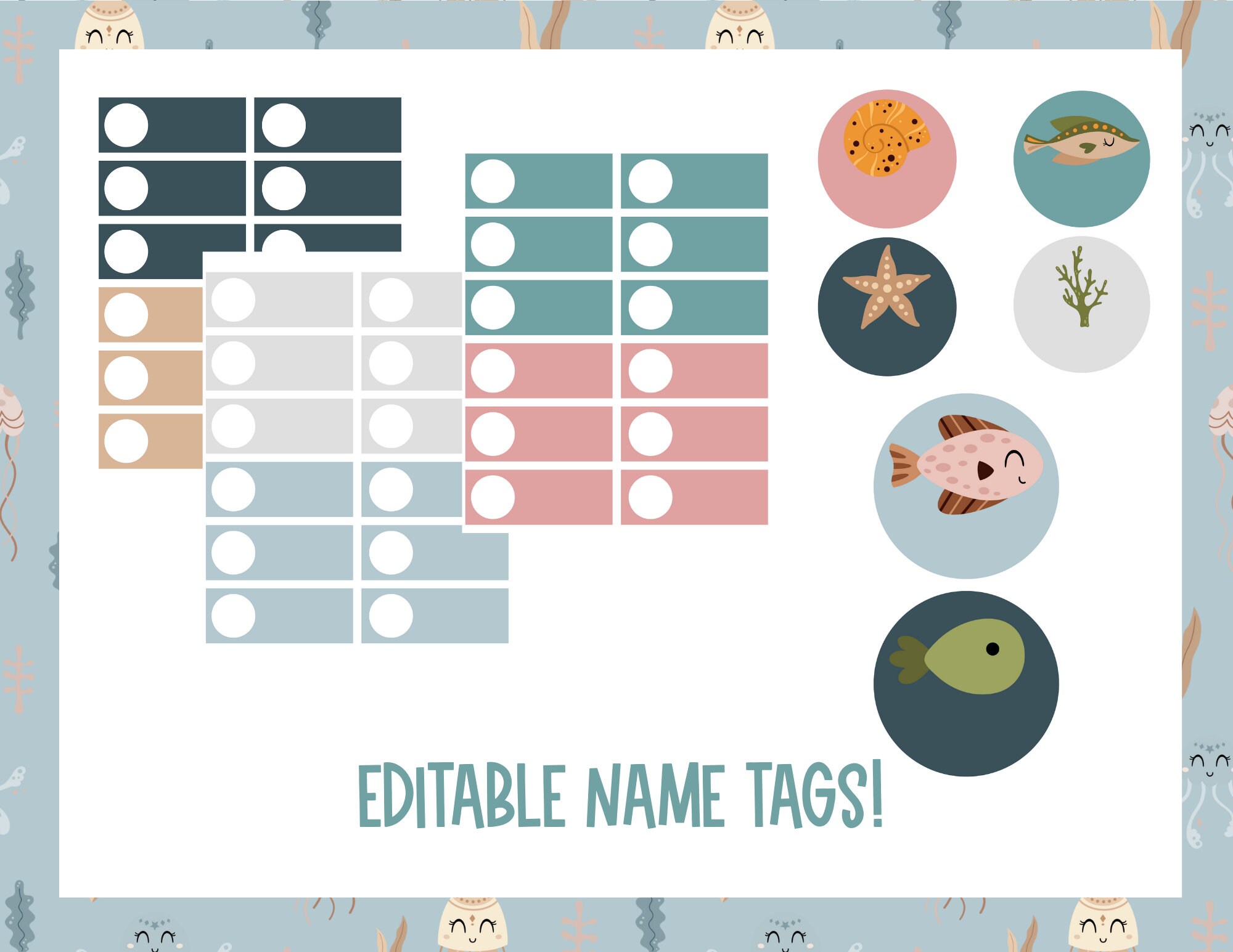 Birthday Board Kit for Teacher's Classroom - Ocean Theme - Etsy