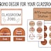 Neutral BOHO Classroom Decor Bundle for Bulletin Board, Teacher ...
