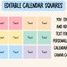 Rainbow Pastel Class Calendar Kit for Classroom Organization, Bulletin ...