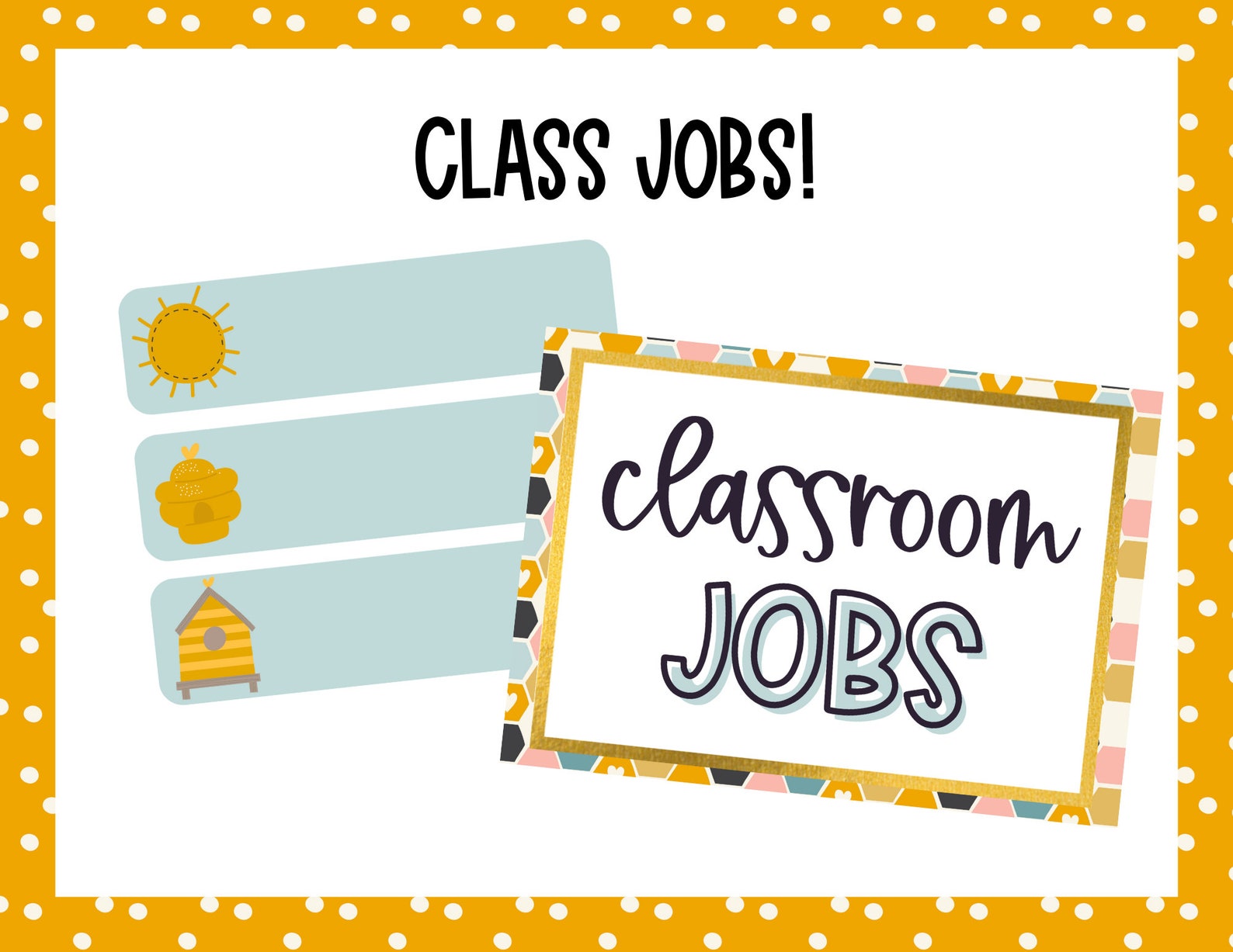 Bumble Bee Theme Class Decor Bundle Kit for Teachers - Etsy