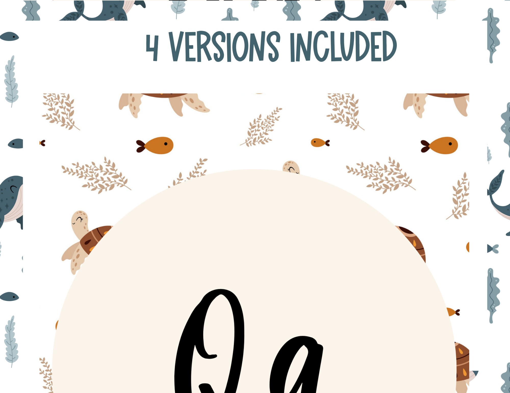 Alphabet Posters for Classroom Decor - Ocean Theme - Etsy