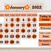 Retro Groovy Class Calendar Kit for Classroom Organization, Bulletin ...