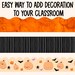 Classroom Bulletin Borders Kit Halloween, Pumpkins and Black and White ...