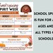 Thanksgiving Spirit Week Schedule Fall Flyer Fundraiser for PTO/PTA ...