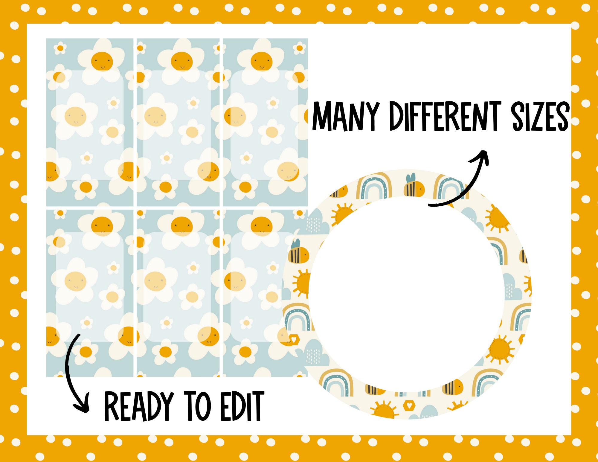 Bumble Bee Theme Student Name Tags and Labels - Etsy