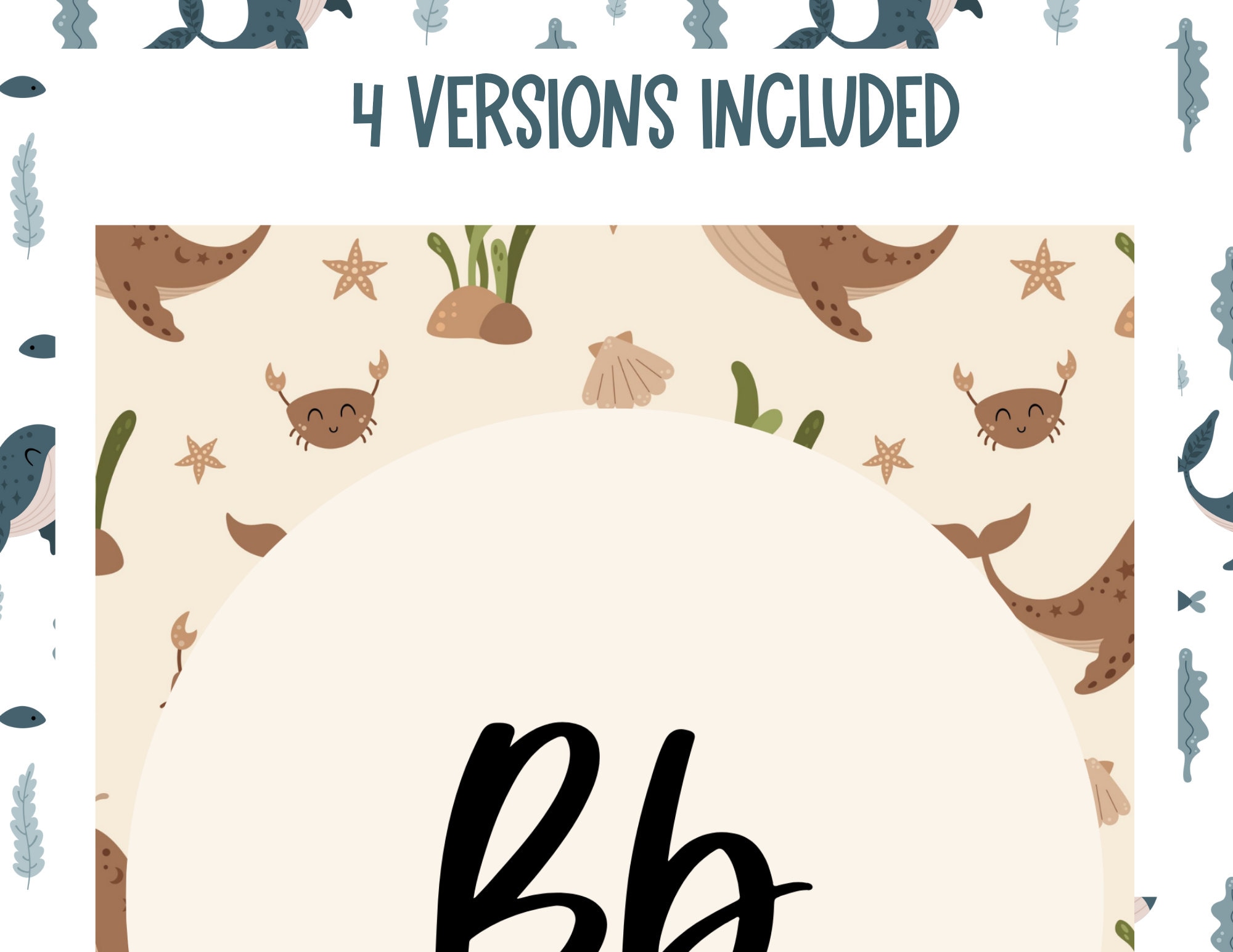 Alphabet Posters for Classroom Decor - Ocean Theme - Etsy