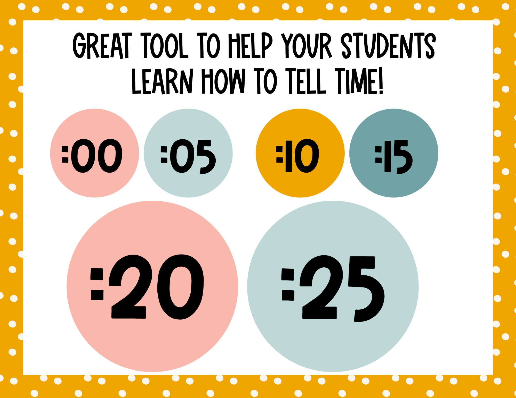 Clock Numbers to Label Bumble Bee Theme - Etsy