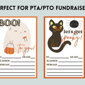 Halloween Boo Gram Candy Gram Fundraiser for PTO/PTA School Event ...