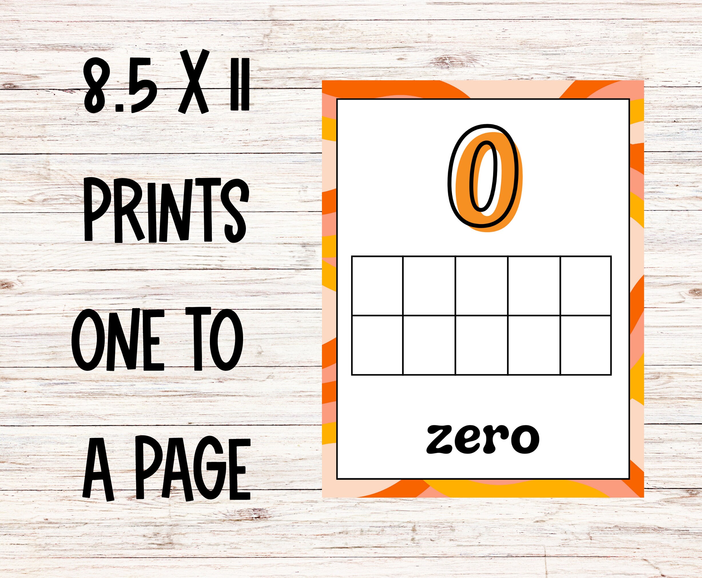 Groovy 10 Frames Number Posters for Classroom Teacher Resources - Etsy