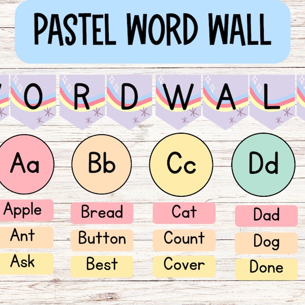 Alphabet Word Art - Etsy