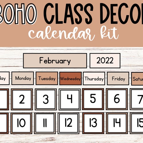 Editable Schedule Cards for BOHO Classroom Organization - Etsy