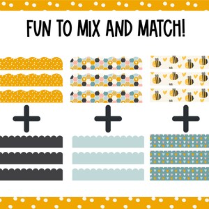 Bumble Bee Classroom Decor Bulletin Board Borders for Bee Theme ...
