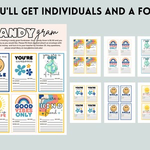 Friendship Candy Grams for PTO/PTA School Event | Editable and ...
