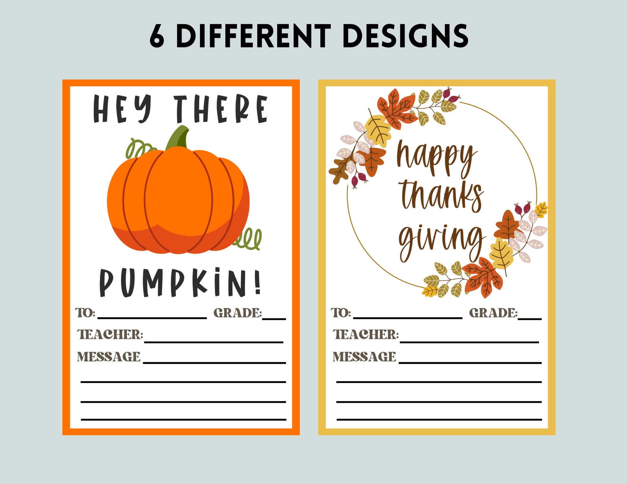 Turkey Thanksgiving Gram Candy Gram Fundraiser for PTO/PTA School Event ...