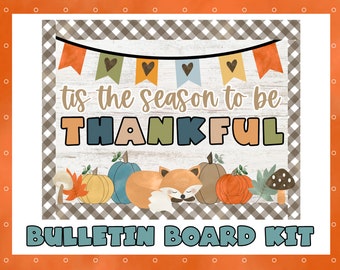 Pumpkins at the Barn - Fall - Thanksgiving - Bulletin Board Kit - Etsy