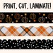 Classroom Bulletin Borders Kit Halloween, Pumpkins and Black and White ...