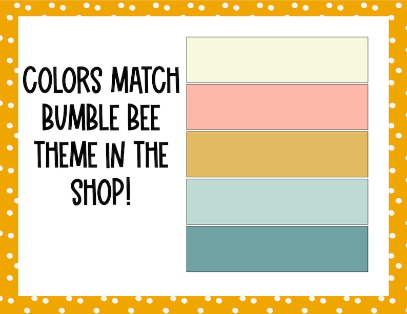 Editable Schedule Cards for Teachers - Bumble Bee Class Decor - Etsy