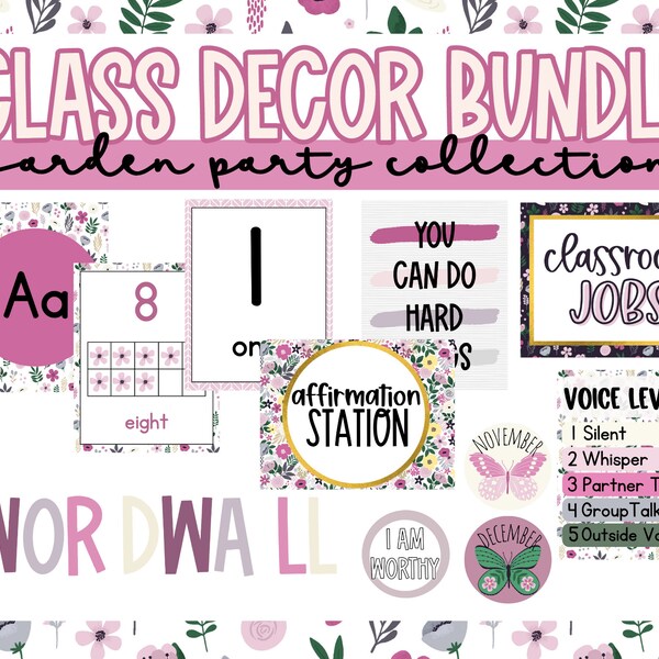 Classroom Decor Bundle - Etsy