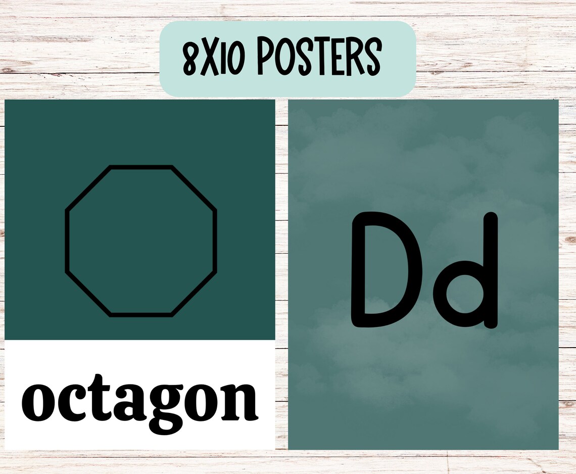 Printable Neutral Calming Green Theme MINI Classroom Bundle - Teacher ...