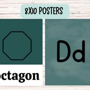 Printable Neutral Calming Green Theme MINI Classroom Bundle - Teacher ...