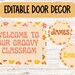 Groovy Student Circle Name Tags for Classroom Organization - Etsy
