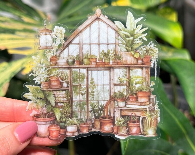 Greenhouse Stickers - Plant Collection Sticker - Plant and Green ...