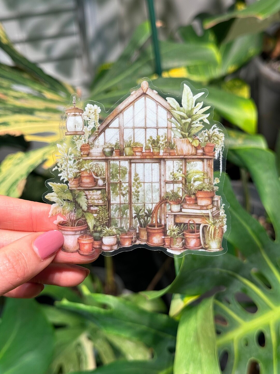 Greenhouse Stickers Plant Collection Sticker Plant and Green Houseplant ...
