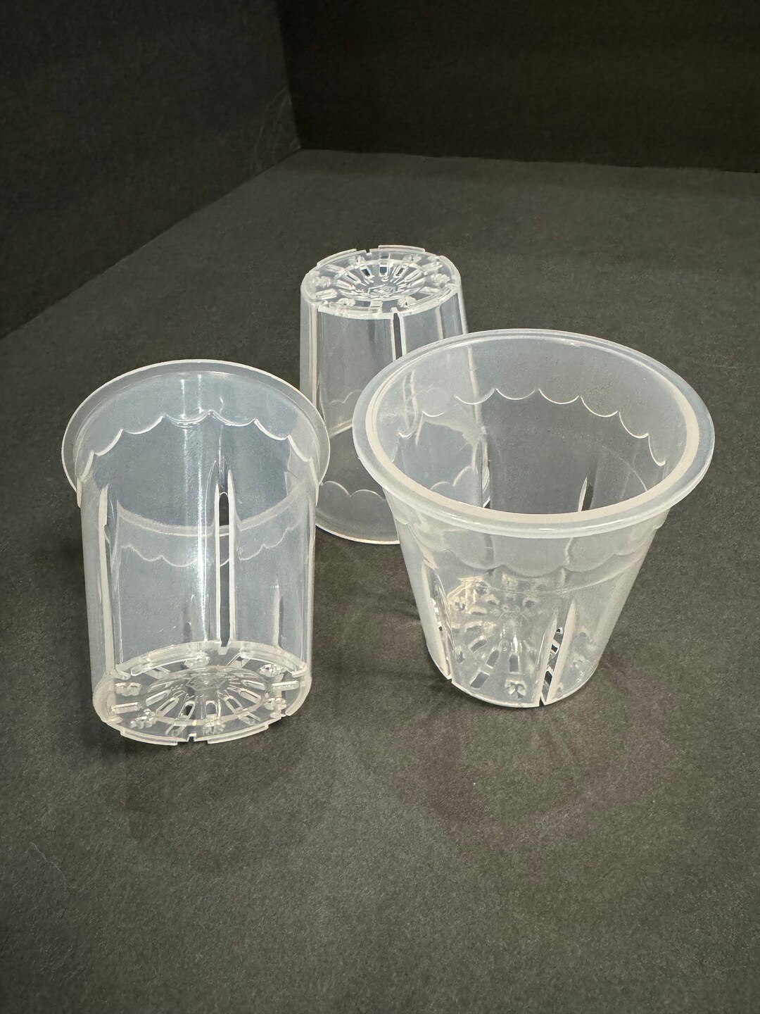 2.5 Inch Round Clear Pot Clear Round Small Pot Clear Pot - Etsy