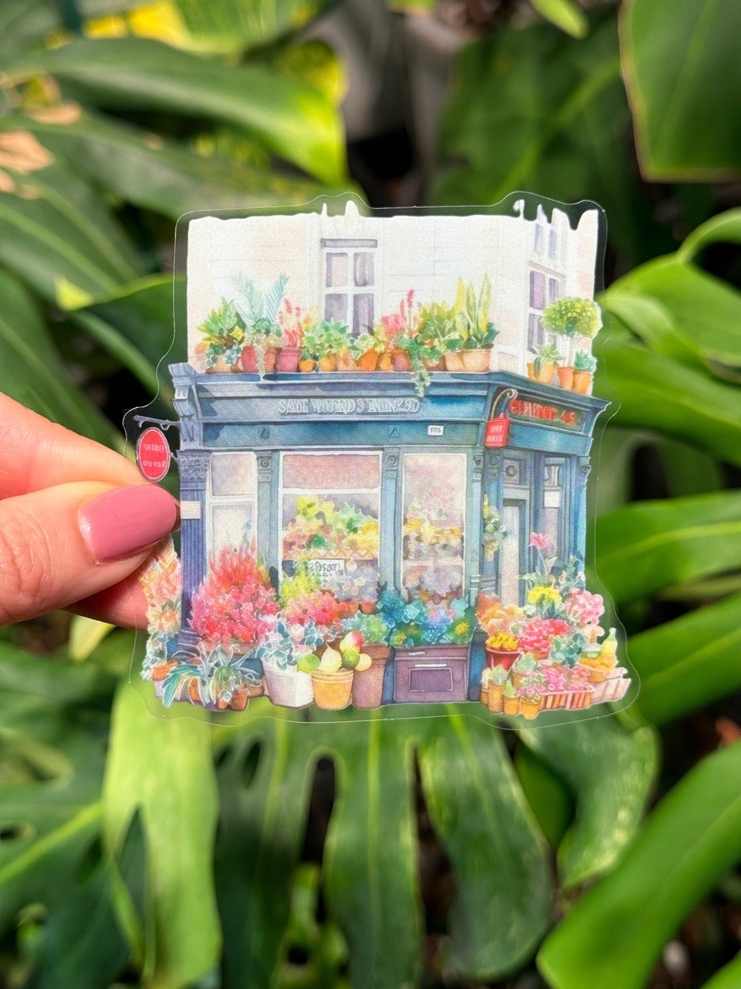 Plant House Stickers - Flowers Plant Collection Sticker- Flowering ...