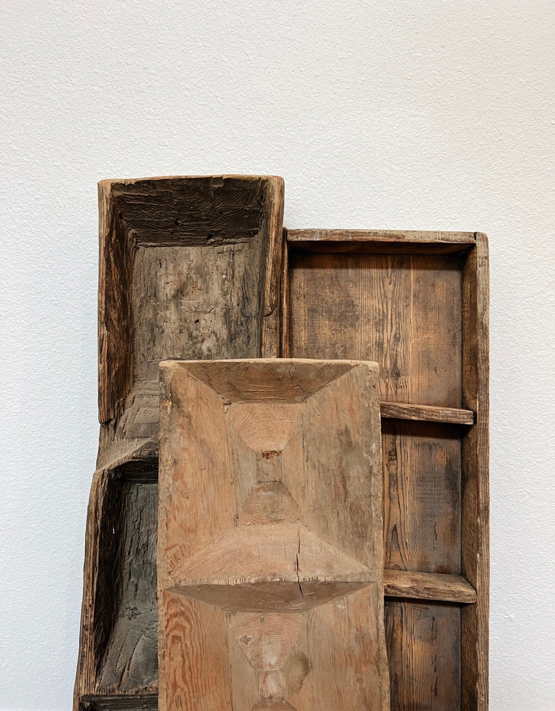 Dough Riser, Vintage Dough Bowl, Hand Carved Bowl, Wooden Tray - Etsy