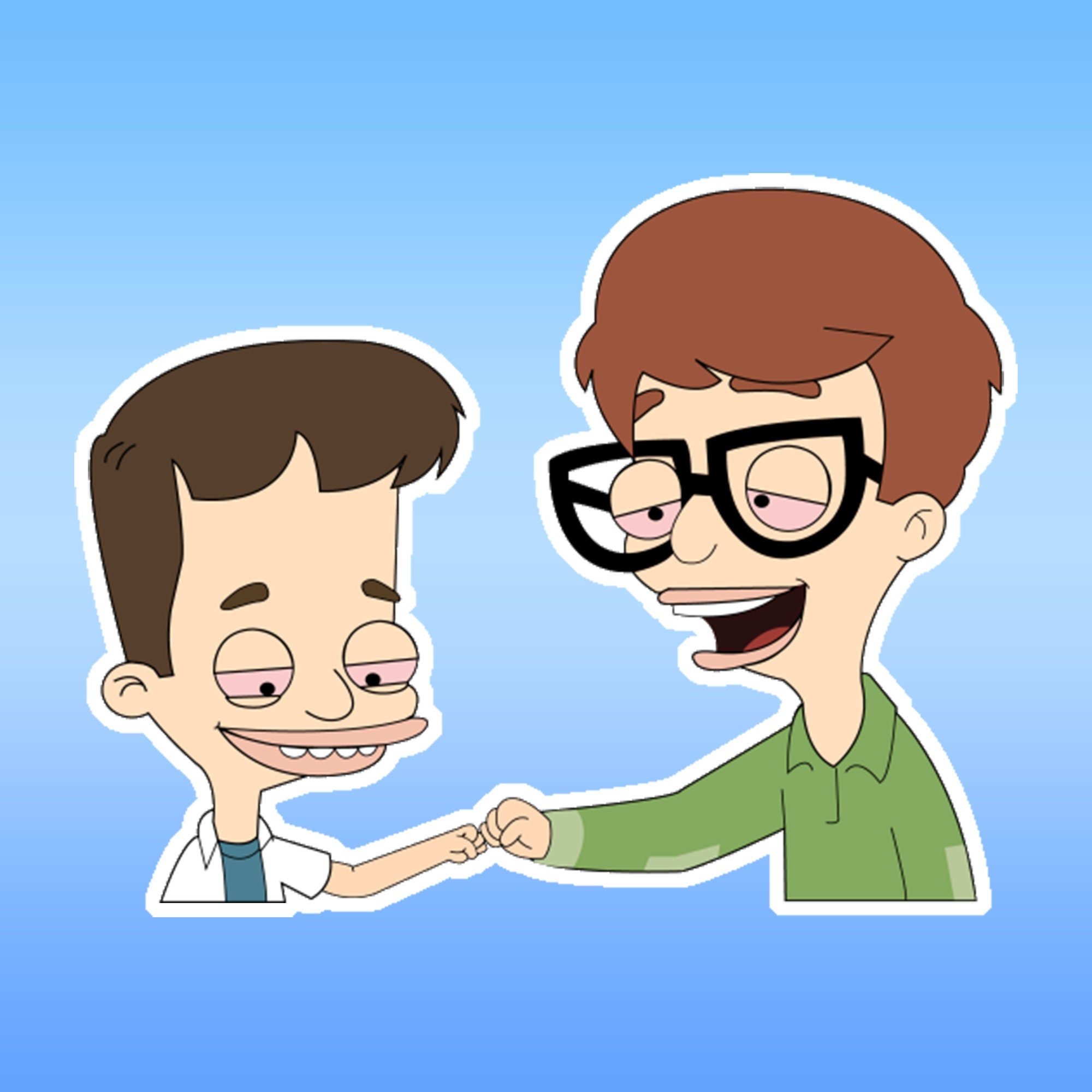 Craft Supplies & Tools Andrew Big Mouth Die Cut Sticker Paper, Party ...