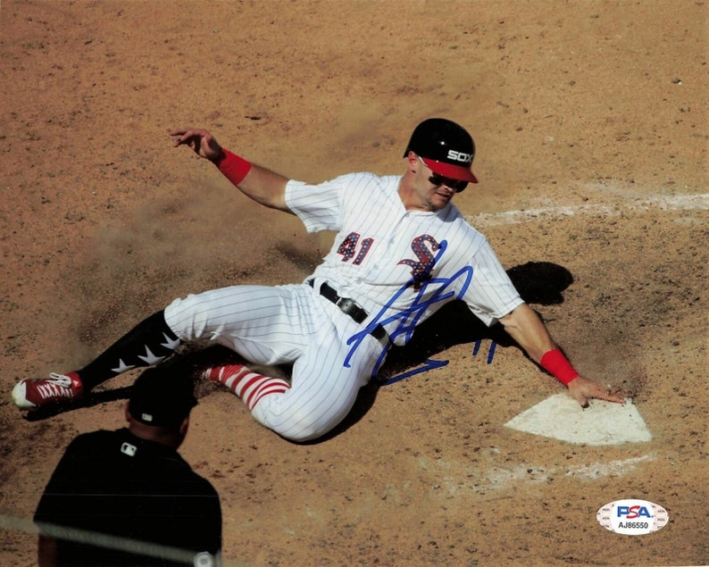 Adam Engel Signed 8X10 Photo Chicago White Sox Psa/dna | Etsy