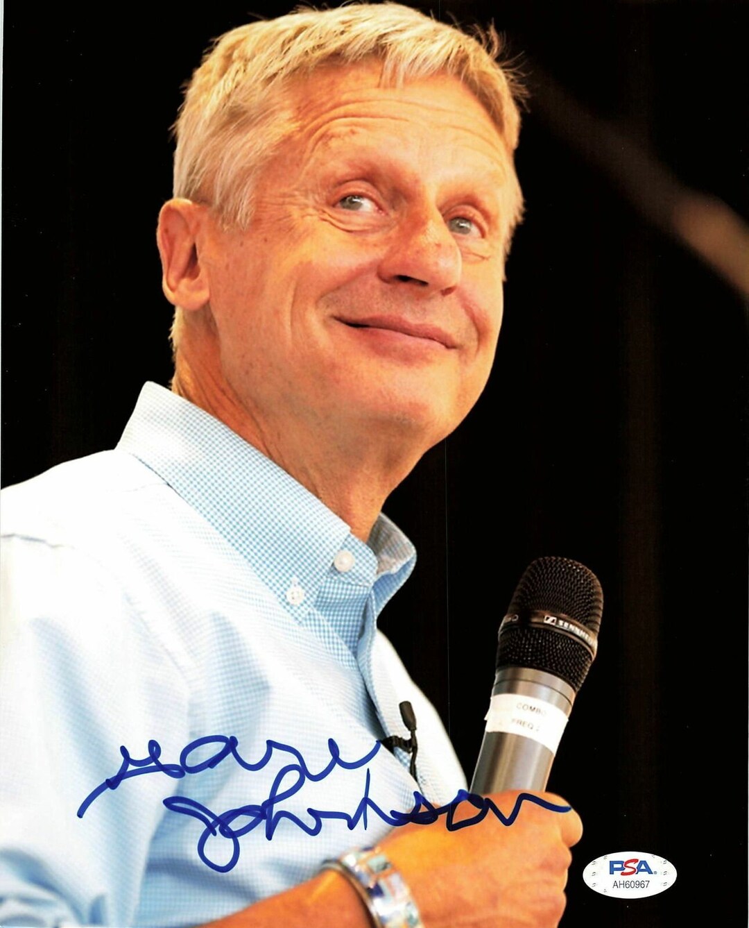 Gary Johnson Signed 8X10 Photo Psa/dna Autographed Politician - Etsy