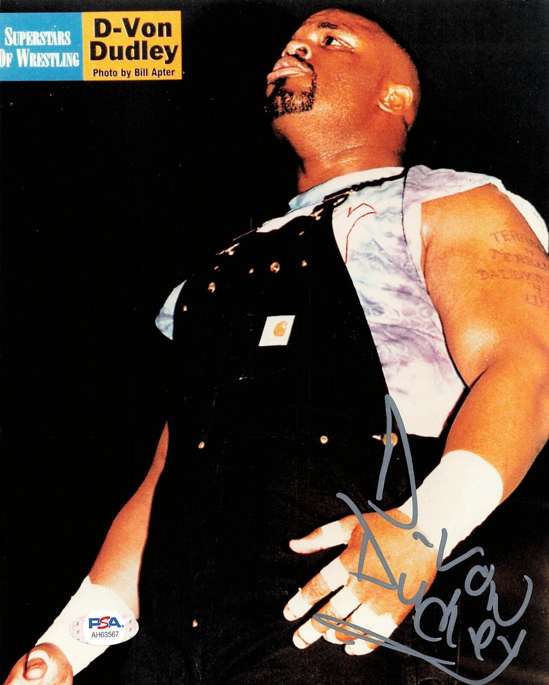 D-von Dudley Signed 8X10 Photo Psa/dna Coa Wwe Autographed - Etsy