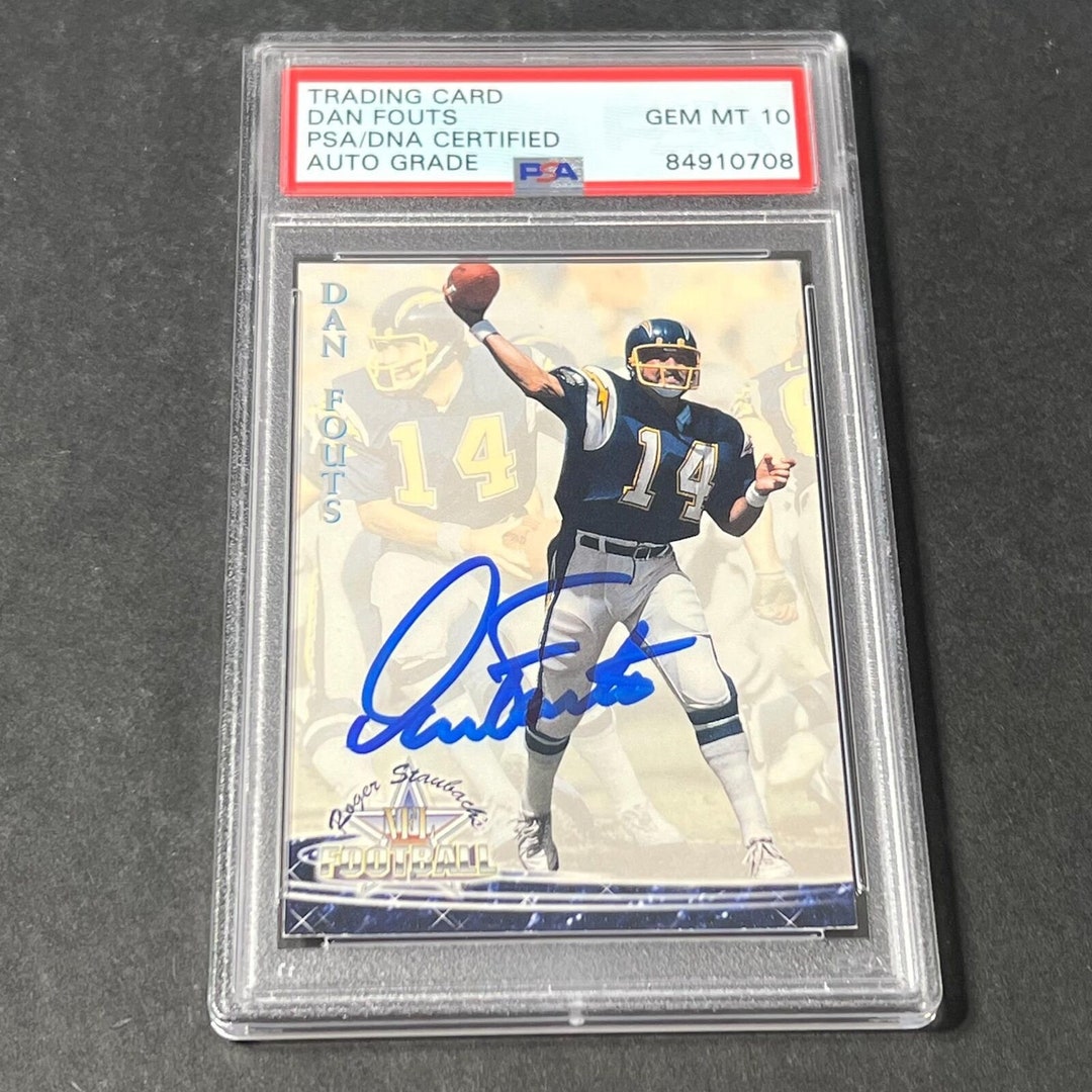 1994 Ted Williams Co. 54 Dan Fouts Signed Card Auto 10 Psa Slabbed ...