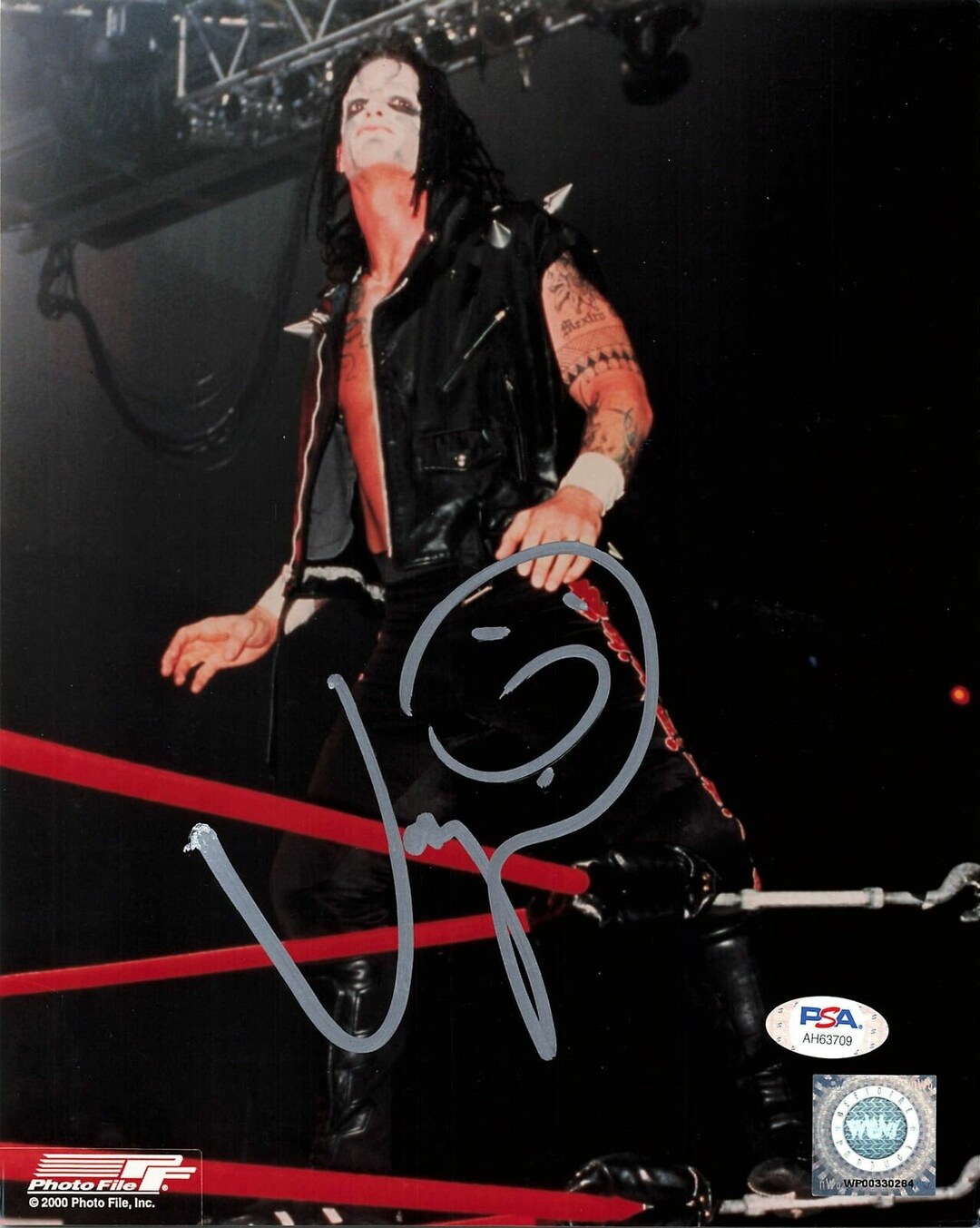 Vampiro Ian Hodgkinson Signed 8X10 Photo Psa/dna Coa Wwe Autographed ...