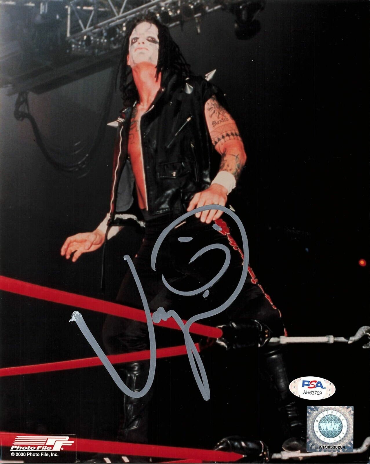Vampiro Ian Hodgkinson Signed 8X10 Photo Psa/dna Coa Wwe Autographed ...