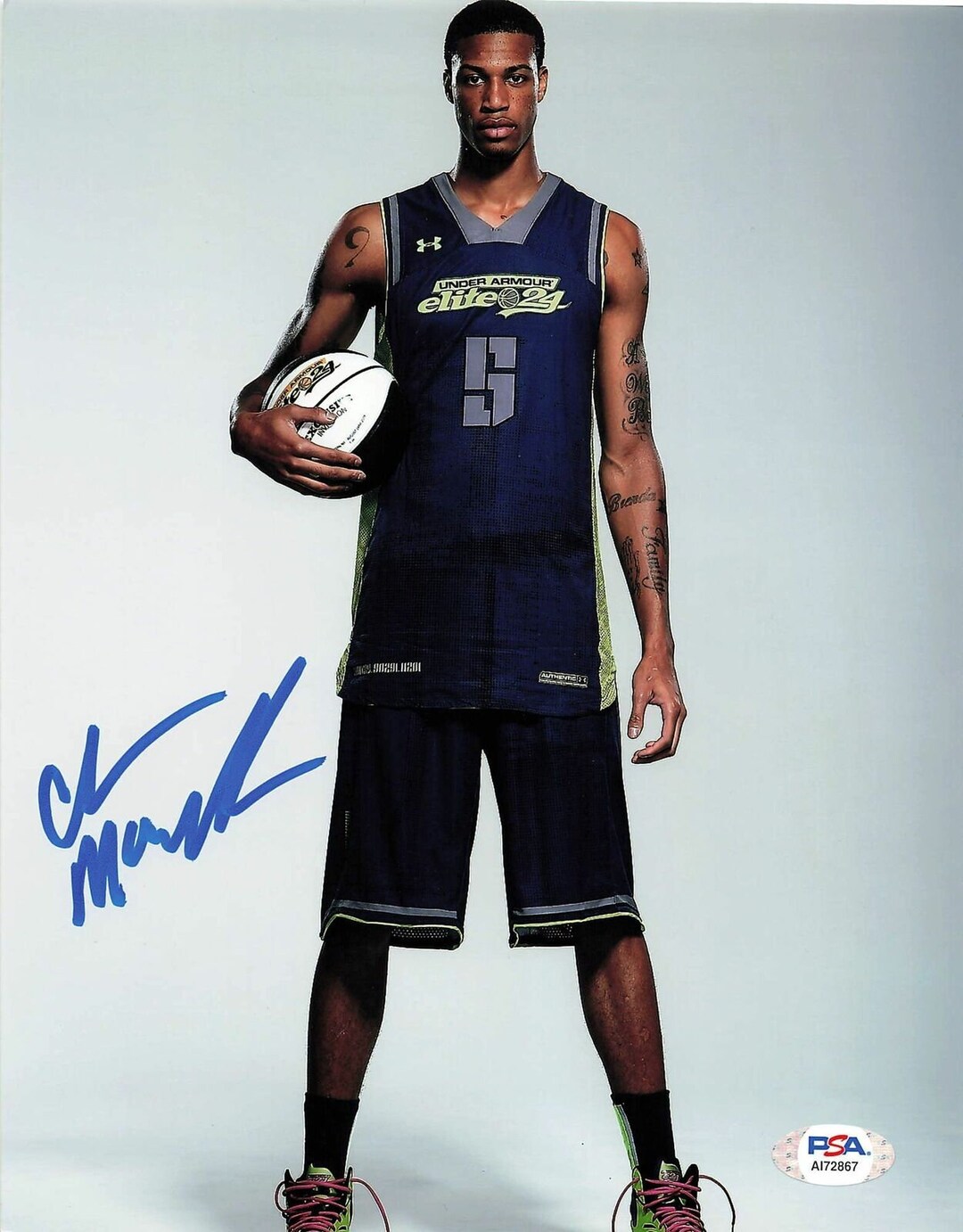 Chris Mccullough Signed 8X10 Photo Psa/dna Syracuse - Etsy
